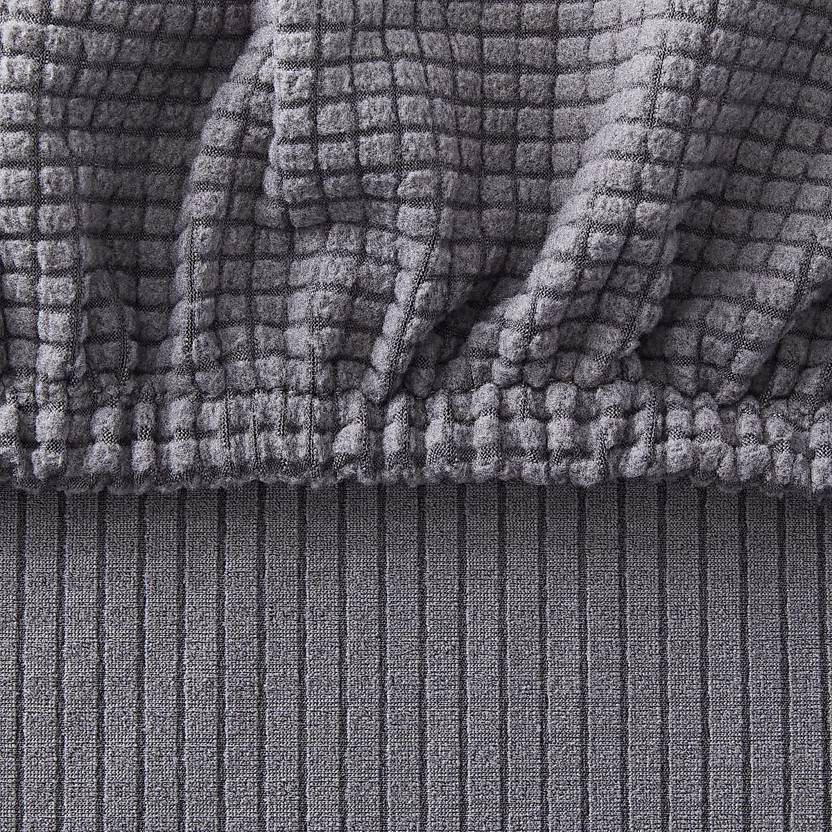 Juvale 2 Pack Stretch Outdoor Cushion Covers for Patio Furniture and Sofas, Reversible (Medium, Grey)