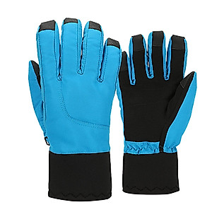 DFHYAR Gloves Gloves Women and Ski Windproof Snowproof Mountaineering and for Men Outdoor Winter Winter Winter Sports Equipment Football Cap (A, One Size)