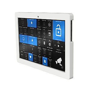 Smart Home Mount Tablet Wall Mount Kit with Integrated Power Cable - Fits Fire 10 - White