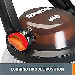 WORX Hydroshot Adjustable Automotive Power Scrubber, Quick Snap Connection - WA1820 (Soft Bristles)