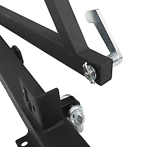 HECASA Front & Rear Bumper Compatible With 1987-1996 Jeep Wrangler YJ 1997-2006 Wrangler TJ W/Tire Carrier and D-Rings Powder Coated Steel Black(3 packages)