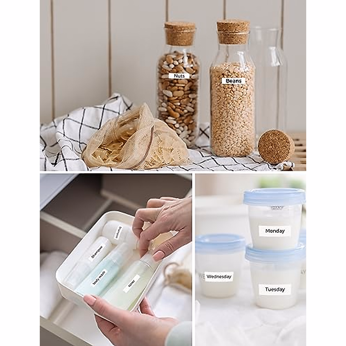 Vixic Pink Label Maker Machine with 4 Tapes, D210S Label Maker Machine, Portable Label Maker with Keyboard, QWERTY Keyboard Handheld & Easy to use, Multiple Fonts Frames for Home/Office/School