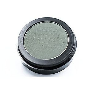 Pure Ziva Khaki Grey Dark Green Sage Thyme Forest Fern Matte Opaque Pressed Powder Single Vegan Eyeshadow; Talc, Paraben & Cruelty Free