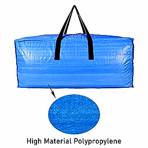 Cosynee 4 Pack Extra Large Moving Bags with Zippers & Carrying Handles, Heavy-Duty Storage Tote for Space Saving Moving Storage College Moving Bags Packing Bags for Moving