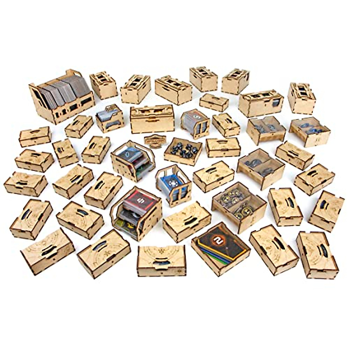 TowerRex Board Game Organizer for Twilight Imperium Board Game, Twilight Imperium Prophesy of Kings Expansion Insert Kit, Twilight Imperium Board Game Accessories