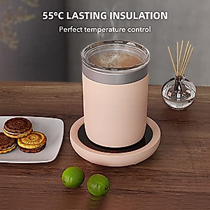 Coffee Mug Warmer,KKJ Coffee Cup Warmer for Desk - Multi-use Tea Warmer, Electric Beverage Warmer & Coffee Warmer for Desk, Smart Cup Warmer for Coffee for Home Office Desk Use