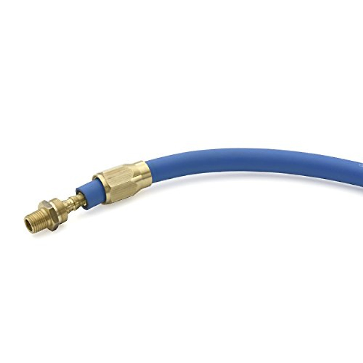 BluBird Fast Fix - 3/8" Air Hose Assembly Repair Fitting - w/ 1/4" MNPT Fixed - FFFX38