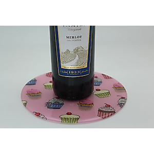 Andreas Silicone Non-Slip 6.25" Jar Opener, Easy Lid Opener, Made with Silicone and Fabric, Dishwasher Safe, Garlic Peeler, Cupcake, 6.25 inch