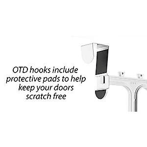 Whitmor Over The Door Shoe Rack, 36 Pair, White