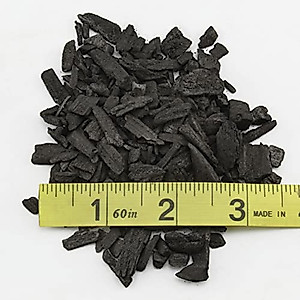 Horticultural Charcoal for Indoor Plants (4 Quarts), Hardwood Soil Amendment for Orchids, Terrariums, and Gardening