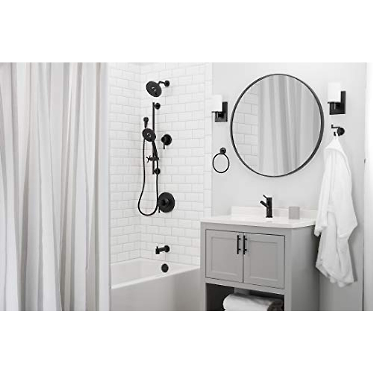 Speakman VS-5000-MB-E175 Neo Exhilaration High Pressure Hand Held Shower Head, 1.75 GPM, Matte Black