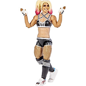 Mattel WWE Ultimate Edition Action Figure & Accessories Set, Alexa Bliss 6-inch Collectible with 30 Articulation Points, Swappable Pieces & Entrance Gear