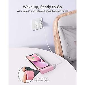 Charmast Small Portable Charger 5000mAh, Ultra-Compact 20W PD Fast Charging Power Bank Mini Battery Pack Compatible with iPhone 14/14 Pro Max/13/13 Pro Max/12/12 Pro Max/11/XR/X/8/7/6, and More