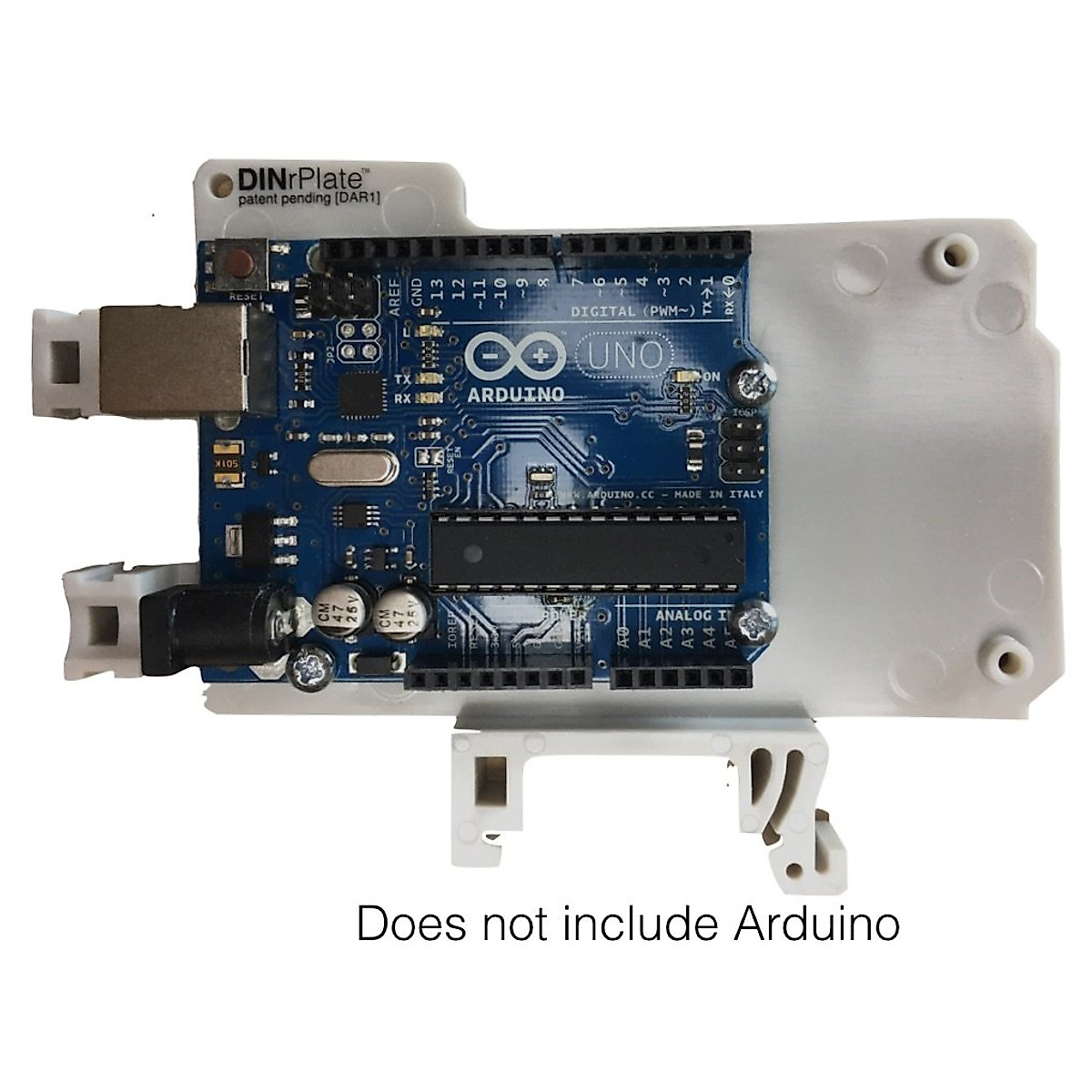 DIN Rail Mount for Arduino UNO/Mega (3-Pack)