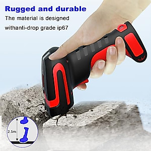 Wireless Barcode Scanner Gun with Stand Symcode Barcode Reader Wireless Versatile 2-in-1 (2.4Ghz Wireless+USB 2.0 Wired) Cordless 1D Laser Handheld USB bar Code scanners with Stand