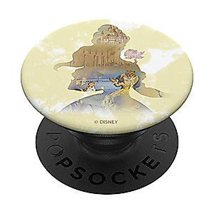 Disney Beauty And The Beast Belle Silhouette Fill PopSockets PopGrip: Swappable Grip for Phones & Tablets