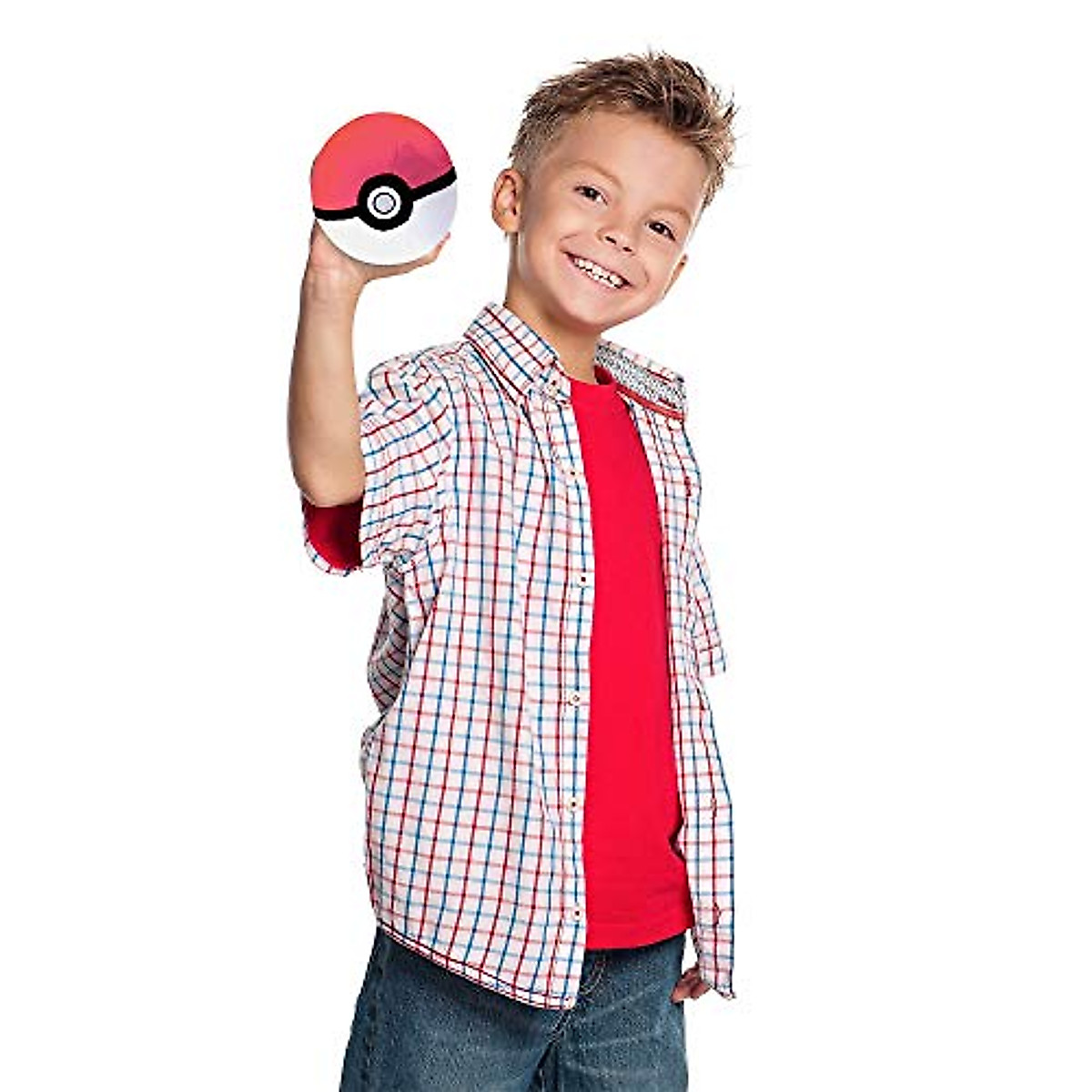 Pokemon Pokéball Plush 5-Pack - Includes Poke, Master, Ultra, Quick, Luxury Ball - Soft Stuffed Poke Balls with Weighted Bottom - 4" Each - Gift for Kids, Ages 2+