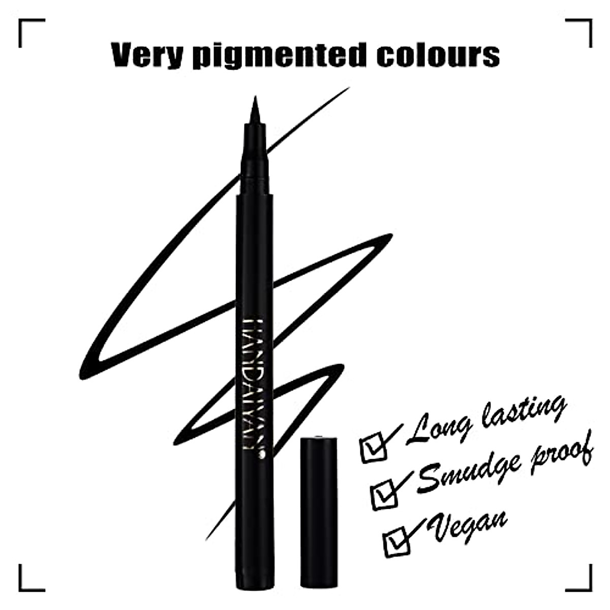 Matte Red Liquid Eyeliners Eye Liner Eyeliner Eye Makeup Bright Colors Waterproof Smooth & No Fading for Women Make Up Eye (Red)