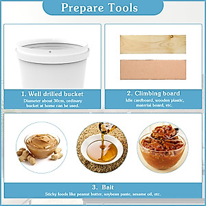 2 Pack Rolling Log Mouse Trap, Humane Live Mouse Trap Bucket, Rat Traps for House, Auto Release Catch No See Kill Trap for Mice and Rats