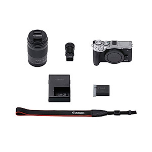Canon EOS M6 Mark II (Silver)+Ef-M 18-150mm F/3.5-6.3 is STM + Evf Kit (Renewed)