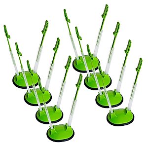 8 Pack Baggy Rack, Adjustable Plastic Freezer Bag Holder Stand, Zip Lock Bag Kitchen Gadget for Meal Planning