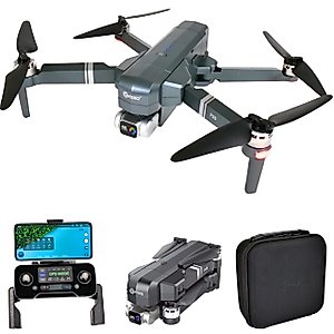 Contixo F35 GPS Drone with 4K UHD Camera 2-Axis Self stabilizing Gimbal 5G WiFi FPV RC Quadcopter Brushless Drone for Adults, Bonus 64GB SD Card Carrying Case