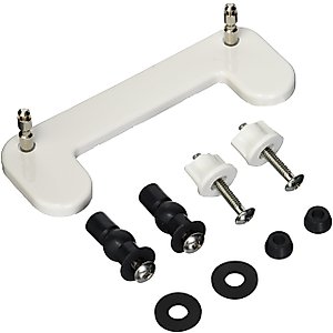 American Standard 760234-100.0200A Repair Parts Bottom and Top MTG Kit with Bar Hinge, White