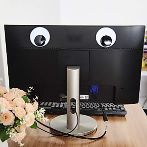 Sunmns 3 Inches Giant Wiggle Eyes with Self Adhesive, 4 Pack