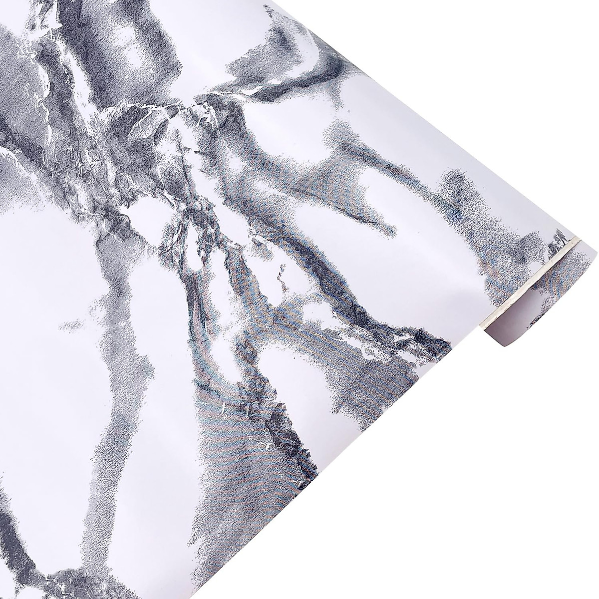 Yifely Granite Marble Effect Furniture Paper Self-Adheisve Shelf Liner Countertop Sticker 17.7 Inches by 9.8 Feet