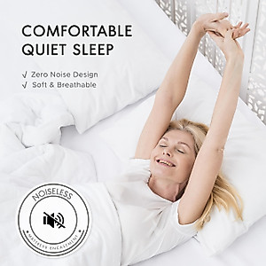 Degrees of Comfort Mattress Encasement Full Size | Waterproof Bed Bug Proof Cover Premium Zippered Six-Sided Protector 9-12 Inch Deep 3M Scotchgard