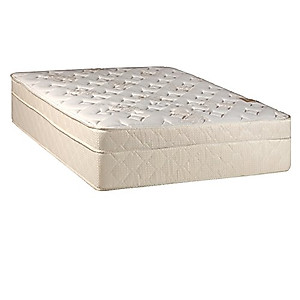 Comfort Bedding Firm Foam Encased Eurotop Pillowtop Innerspring Mattress, Good for The Back, Twin XL
