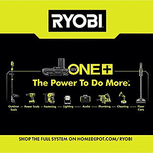 Ryobi PBP2005 ONE+ (Plus) Battery 18-Volt Lithium-Ion 4.0 Ah Compatible with Over 225 18V ONE+ Tools (2-Pack)