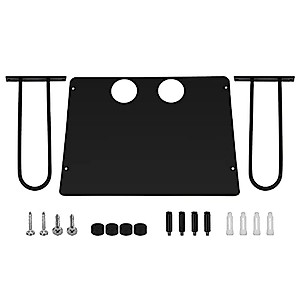 DS. DISTINCTIVE STYLE Projector Shelf Wall Mount Router Shelf Compact Aluminum Small DVD Player Shelf (Black)