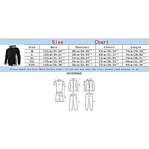 UOCUFY Graphic Hoodies for Men Motorcycle Jacket Men and Winter Casual Sweater Jacket Warm Knit Sweater Hooded Hoodie Jackets for Fashion gh01