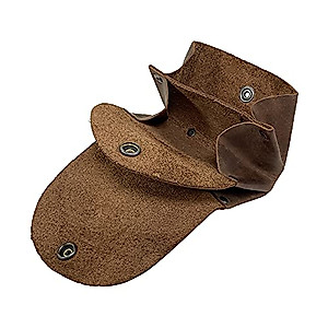 Hide & Drink, Leather Vintage Money Case Bag Snap On Pouch Wallet Change Holder & Card Organizer Accessories, Handmade Includes 101 Year Warranty (Bourbon Brown)