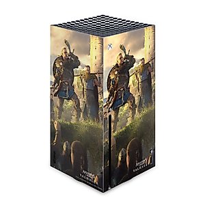 Head Case Designs Officially Licensed Assassin's Creed Female Eivor Raid Leader Valhalla Key Art Vinyl Sticker Gaming Skin Decal Cover Compatible with Xbox Series X Console