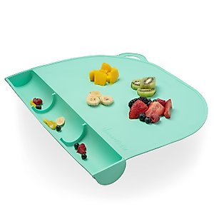 UpwardBaby Silicone Baby & Toddler Placemats - Non-Slip Table Protector for Eating at Home & Restaurants - Baby Essentials - Silicone Placemat