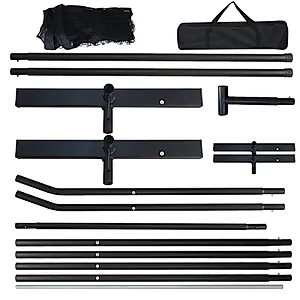 JUMPMKT Pickleball Net Portable Outdoor, 22 FT Pickleball Net - USAPA Regulation Full Size, Pickleball Net System with Metal Frame Stand and Carrying Bag for Driveway, Backyards, Indoor, Outdoor Game.