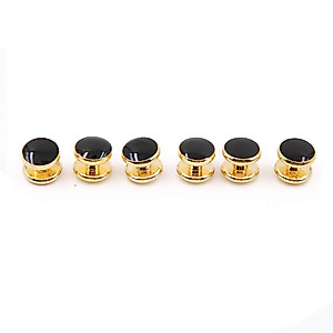 ApolDirect 8 Pieces Men Round Cufflinks and Button Studs Set,Cuff Links for Formal Business Wedding Tuxedo Shirt Accessories