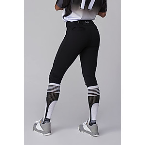 EvoShield Women's Standard FX Game Pant, Black, Medium