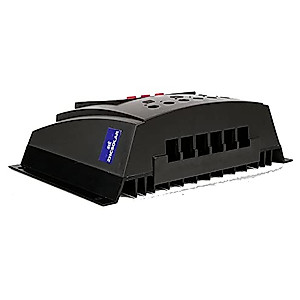 50 Amp Solar Charge Controller 48V 36 Volt 24V 12V Auto Switch, 50A PWM Panel Voltage Regulator for Lithium ion Lead Acid Lifepo4 Battery