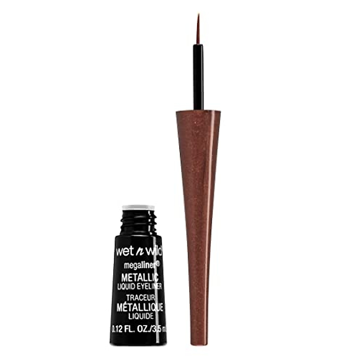 wet n wild MegaLiner Metallic Liquid Eyeliner Brown Metallic Brown