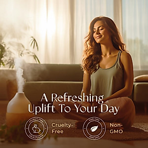 Gya Labs Breathe Essential Oil Blends - Natural Breathe Easy Essential Oils from Eucalyptus, Peppermint Oil and More for Humidifier Cleaner (0.34 fl oz)