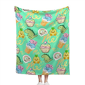 Cartoon Blankets Winter Warm Soft Blanket Throw for Bedroom Sofa Chair Lightweight Home Decor Travel Blanket 50*60inch（153CM*127CM）