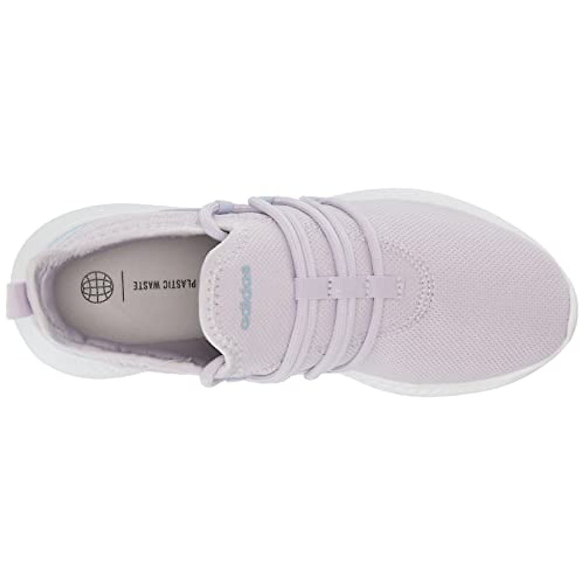 adidas Women's Puremotion Adapt 2.0 Sneaker, Silver Dawn/White/Blue Dawn, 9