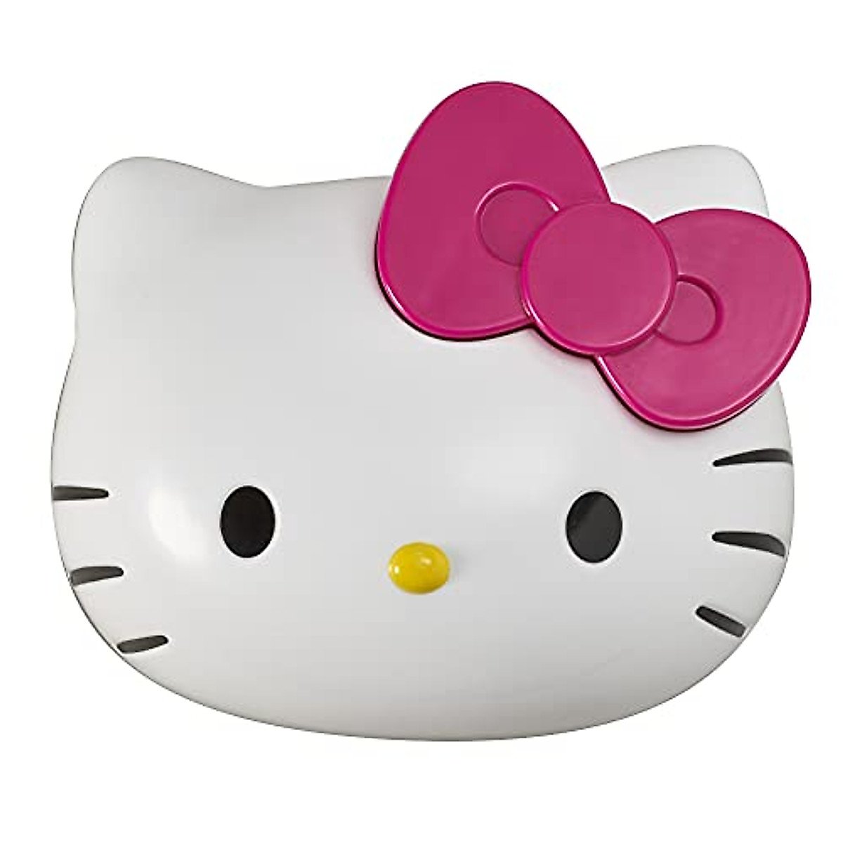 DecoSet® Hello Kitty Style Cake Topper, 4-Piece Decoration Set with Surprise Inside, Bow Stamp and Sticker Sheets for Hours of Fun After the Birthday Party