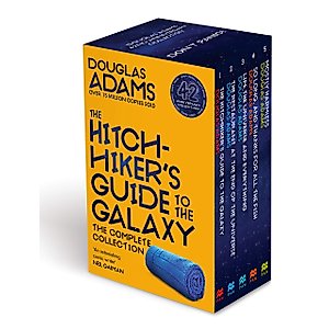 The Complete Hitchhiker's Guide to the Galaxy Boxset: Guide to the Galaxy / The Restaurant at the End of the Universe / Life, the Universe and ... and Thanks for all the Fish / Mostly Harmless