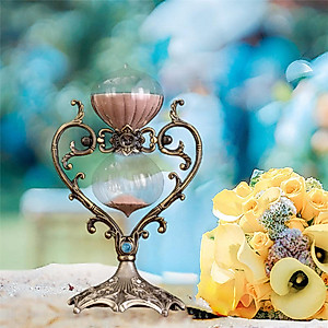 FEMUN,Hourglass Decor,Hourglass,Sand Timer,Hour Glass with Sand-Applicable Gift Occasion,Wedding,Birthday,Graduation. Suitable for Gift-Giving Relationship, Juniors, Couples, Colleagues, Friends.