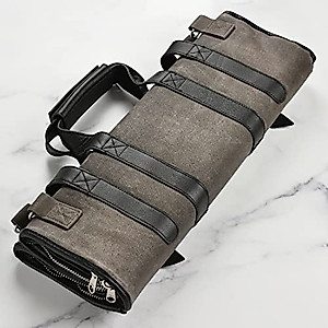 Enso 12-pocket Oil Waxed Canvas Knife Bag