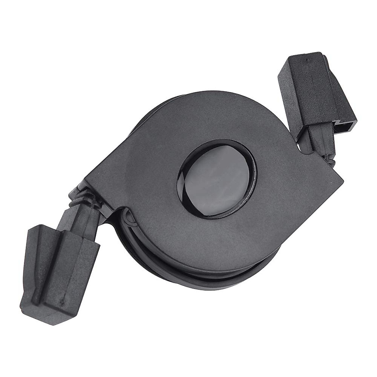 Adjustable Retractable Cat-6 10 Gigabit Ethernet Ultra Flat Retractable Cable Cat6 Ethernet Cable RJ45 Connectors for Travel, 1m / 3.3ft, 2m / 6.6ft Optional(6.6ft)